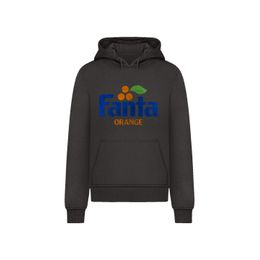 F4NT4STIC Herren Kapuzenpullover "Fanta Orange", schwarz, Gr. XXL, Obermaterial: 65% Baumwolle, 35% Polyester, Pullover, Official Merch