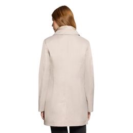 Gil Bret Damen Outdoorjacke, beige, Gr. 40, unifarben, Web, Obermaterial: 58% Baumwolle, 42% Polyester, Jacken, mit Stehkragen