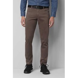 MEYER Herren Chinos "M5 Slim", braun, Gr. 35, unifarben, 91% Baumwolle, 6% Elastomultiester, 3% Elasthan, Hosen, mit Stretch-Dehnbund