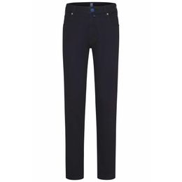 MEYER Herren Stoffhose "M5 Slim", blau, Gr. 33, unifarben, 77% Baumwolle, 19% Lyocell, 4% Elasthan, Hosen, Five-Pocket