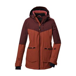 Killtec Damen Skijacke "KSW 40 WMN SKI JCKT", braun, Gr. 36, Oberstoff 1: 93% Polyester, 7% Elasthan/ Oberstoff 2: 100% Polyester, Futter: 100%