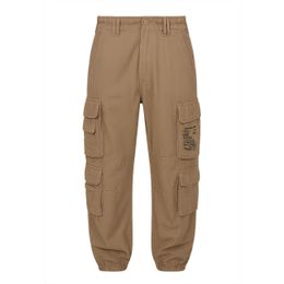 Brandit Herren Cargohose "Brandit Herren Vintage Cargo Pants"beige, Gr. S, 100% Baumwolle, Hosen