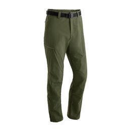 Maier Sports Herren Funktionshose "Nil", gr&uuml;n, Gr. 48, 90% Polyamid, 10% Elasthan, Hosen, Herren Wanderhose, atmungsaktive Outdoor-Hose mit Roll up