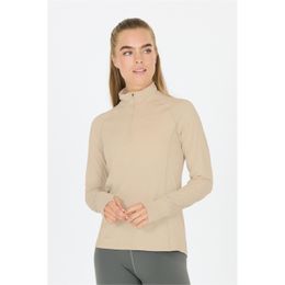 Endurance Herren Funktionsshirt "Canna", beige, Gr. 46, unifarben, 80% Polyester, 20% Elasthan, Shirts, mit cleveren Daumen&ouml;ffnungen