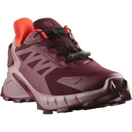 Salomon Damen Laufschuh "SUPERCROSS 4 GORE-TEX W", Gr. 38,5, lila, Textil, Schuhe, wasserdicht