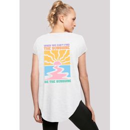 F4NT4STIC Damen T-Shirt "Be The Sunshine Color", wei&szlig;, Gr. S, Obermaterial: 100% Baumwolle, Shirts, Premium Qualit&auml;t