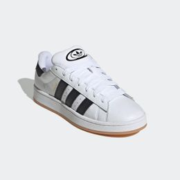 Herren Sneaker "CAMPUS 00S", adidas originals, Gr. 45, schwarz-wei&szlig;, Leder, Schuhe