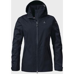 Sch&ouml;ffel SCH&Ouml;FFEL Damen Outdoorjacke "2.5L Jacket Aiplspitz L", blau, Gr. 42, Oberstoff : 100% Polyester, Jacken