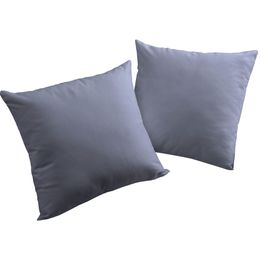Dekokissen WIRTH, B:50cm L:50cm, blau, Baumwolle, Polyester, Kinderzimmer, Dekokissen_Sitzkissen_Kissenh&uuml;llen, "Newbury", Kissenh&uuml;lle ohne F&uuml;llung, 2