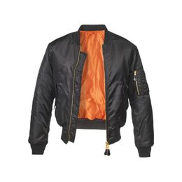 Brandit Herren Anorak "Brandit Herren MA1 Bomber Jacket"schwarz, Gr. 6XL, unifarben, 100% Polyamid, Jacken
