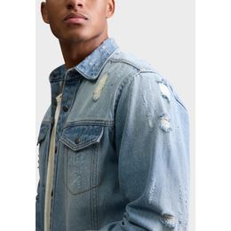 REDEFINED REBEL EST. 2013 REDEFINED REBEL Herren Funktionsjacke "Redefined Rebel Jacket Jackson Denim jacket", blau, Gr. XXL, Denim/Jeans, 100% Cotton, Jacken