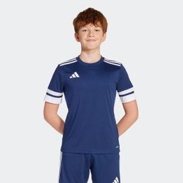 Jungen Fu&szlig;balltrikot "SQUA25 JSY Y", blau, Gr. 116, adidas Performance, Obermaterial: 100% Polyester, Trikots