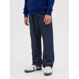 Jack & Jones Jungen Relax-fit-Jeans "JJICHRIS JJORIGINAL SBD 492 SN JNR", blau, Gr. 134, JACK & JONES JUNIOR, unifarben, Denim/Jeans, Obermaterial: 100%