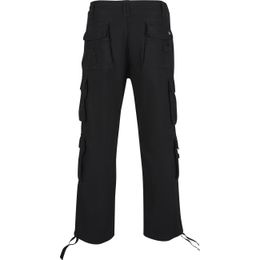 Brandit Herren Cargohose "Brandit Herren Vintage Cargo Pants"schwarz, Gr. 4XL, 100% Baumwolle, Hosen