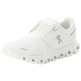 On RUNNING Damen Sneaker "On RUNNING CLOUD 6", Gr. 41wei&szlig;, wei&szlig;, Synthetik, Schuhe