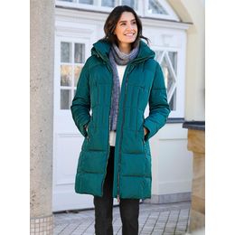 Inspirationen Damen Steppmantel, blau, Gr. 48, 100% Polyester, Wattierung:100% Polyester, M&auml;ntel
