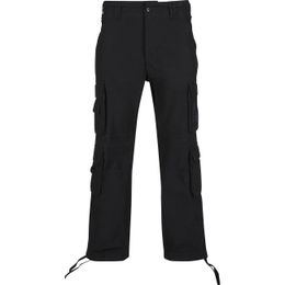 Brandit Herren Cargohose "Brandit Herren Vintage Cargo Pants"schwarz, Gr. 7XL, 100% Baumwolle, Hosen