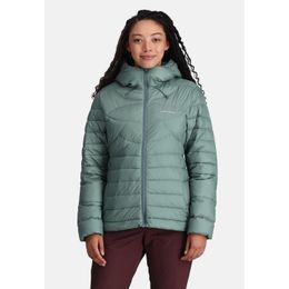 KARI TRAA Damen Outdoorjacke "Sanne", gr&uuml;n, Gr. L, unifarben, 100% Polyester, Jacken, mit kuscheliger Daunen-F&uuml;llung