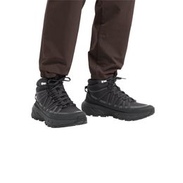 Jack Wolfskin Herren Wanderschuh "WILD HIKE TEXAPORE MID M", Gr. 45schwarz, Synthetik, Schuhe, wasserdicht, Trekkingschuh