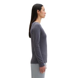 Marc O'Polo MARC O'POLO Damen Langarmshirt "aus Organic Cotton-Qualit&auml;t", grau, Basic, Gr. S, unifarben, Obermaterial: 100% Baumwolle, Shirts