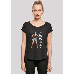 F4NT4STIC Damen T-Shirt "DC Comics Wonder Woman 84 Standing", schwarz, Gr. M, Obermaterial: 100% Baumwolle, Shirts, Damen,Premium