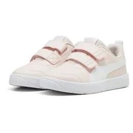 Puma Courtflex V3 Sneaker mit Klettverschluss Kinder 07 - island pink/Puma white 34