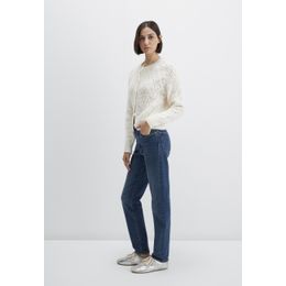 Mavi Damen Cardigan "BUTTON SHORT CARDIGAN", wei&szlig;, Gr. M, 55% Polyester, 29% Acryl, 9% Wolle, 5% Alpaka, 2% Elastan, Strickjacken