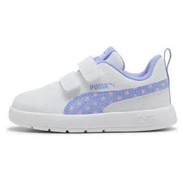 Puma Courtflex V3 Dotty Baby-Sneaker mit Klettverschluss 07 - Puma white/intense lavender/pink shimmer 25