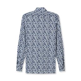 OLYMP Herren Businesshemd "OLYMP Luxor 24/Seven, Modern Fit, New Kent"marine, Gr. 39, 92% Baumwolle, 8% Elasthan, Hemden