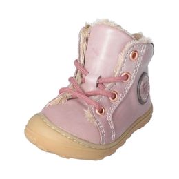 Pepino M&auml;dchen Schn&uuml;rstiefelette "Pepino Stiefelette Leder", Gr. 19, rosa, Leder, Schuhe