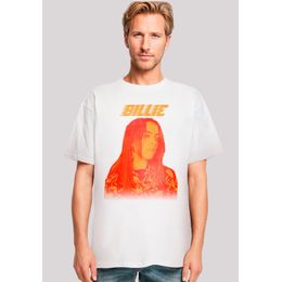 F4NT4STIC Herren T-Shirt "Billie Eilish Portrait", wei&szlig;, Gr. XL, Obermaterial: 100% Baumwolle, Shirts, Premium Qualit&auml;t