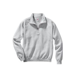 Herren Sweatshirt, grau, Gr. 7, Fruit of the Loom, meliert, unifarben, 80% Baumwolle, 20% Polyester, Sweatshirts
