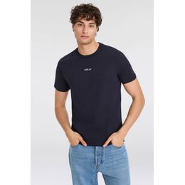 Replay Herren T-Shirt, blau, Gr. L, Jersey, Obermaterial: 100% Baumwolle, Shirts