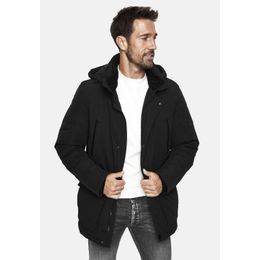 NEW CANADIAN Herren Parka, schwarz, Gr. 27, unifarben, 100% Polyester, Jacken, mit vielen Taschen