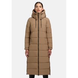 Khujo Damen Steppmantel "Deria3-YM", braun, Basic, Gr. XXL, Obermaterial: 100% Polyester. Innenfutter: 100% Polyester. Wattierung: 100% Polyester,