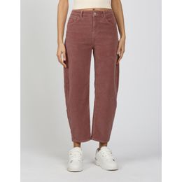 5-Pocket-Hose Gang "Gang Hosen Loose Fit 94IDA", Damen, Gr. 26, old rose, Cord, 72% Baumwolle, 26% Modal, 2% Elasthan, Hosen 5-Pocket-Hose