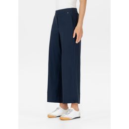 Stehmann Damen Stoffhose "Fabienne3-700", blau, Gr. 38, unifarben, Web, Obermaterial: 65% Baumwolle, 31% Polyamid, 4% Elasthan, Hosen, 7/8-Hose mit