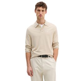 Marc O'Polo MARC O'POLO Herren Strickpullover "aus zertifizierter Bio-Baumwolle", beige, Gr. XXL, unifarben, Obermaterial: 100% Baumwolle, Pullover