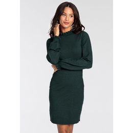 Laura Scott Damen Strickkleid, gr&uuml;n, Gr. 36, clean, unifarben, Strick, Obermaterial: 50% Viskose, 28% Polyester, 22% Polyamid, Kleider, aus