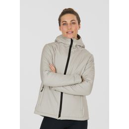Endurance Damen Laufjacke "Lila", beige, Gr. 40, unifarben, 100% Polyester, Jacken, mit innovativem Primaloft-Futter