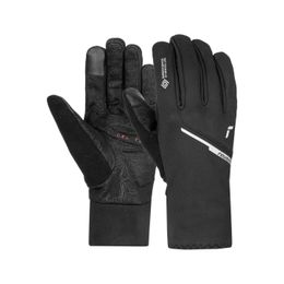 Reusch Damen Skihandschuhe "Rider WINDSTOPPER TOUCH-TEC", silber, Gr. 8, mehrfarbig, 99% Polyester, 1% Elasthan, Handschuhe, warm, winddicht und