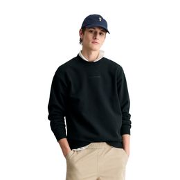Marc O'Polo Herren Sweatshirt "aus hochwertiger Bio-Baumwolle"schwarz, Gr. XXL, MARC O'POLO DENIM, unifarben, Obermaterial: 100% Baumwolle, Sweatshirts