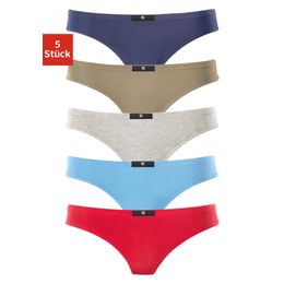 H.I.S. H.I.S Damen String, Gr. 34, bunt, Obermaterial: 95% Baumwolle, 5% Elasthan, unifarben, Unterhosen, aus elastischer Baumwoll-Qualit&auml;t