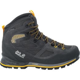 Jack Wolfskin Herren Trekkingschuh "FORCE CREST TEXAPORE MID M", Gr. 7, schwarz, Obermaterial: Synthetik. Obermaterial 2: Textilmaterial. Futter: