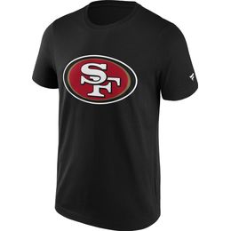 Fanatics Damen T-Shirt "Fanatics T-Shirt San Francisco 49ers Primary Logo Graphic", schwarz, Gr. L, 100% Baumwolle, Shirts