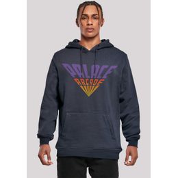 F4NT4STIC Herren Kapuzenpullover "Stranger Things Palace Arcade Netflix TV Series", blau, Gr. M, Obermaterial: 65% Baumwolle, 35% Polyester,