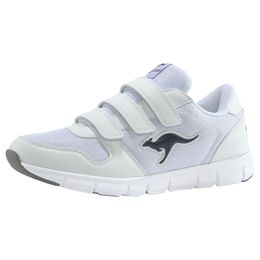 Kangaroos Damen Sneaker "K-BlueRun 701 B", Gr. 42, wei&szlig;, Textil, Schuhe, mit Klettverschluss