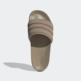 Damen Pantolette "ADILETTE NOSHOWER SLIDES", adidas Sportswear, Gr. 44,5blanch cargo, blanch cargo, blanch cargo, Textil, Schuhe