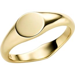 Firetti Damen Siegelring "Schmuck Geschenk Silber 925 Fingerring Ring", 62, Silber 925 (Sterlingsilber), 3mm, gold, Silber 925 (Sterlingsilber),