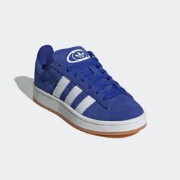 M&auml;dchen Sneaker "CAMPUS 00S", adidas originals, Gr. 35,5, blau, Leder, Synthetik, Schuhe, f&uuml;r Kinder und Jugendliche, mit Gummilaufsohle, mit